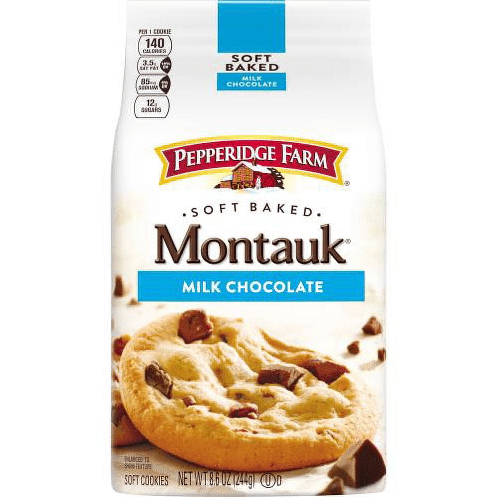Pepperidge Farm Montauk Milk Chocolate Soft Baked Cookies (Pack of 24 ...