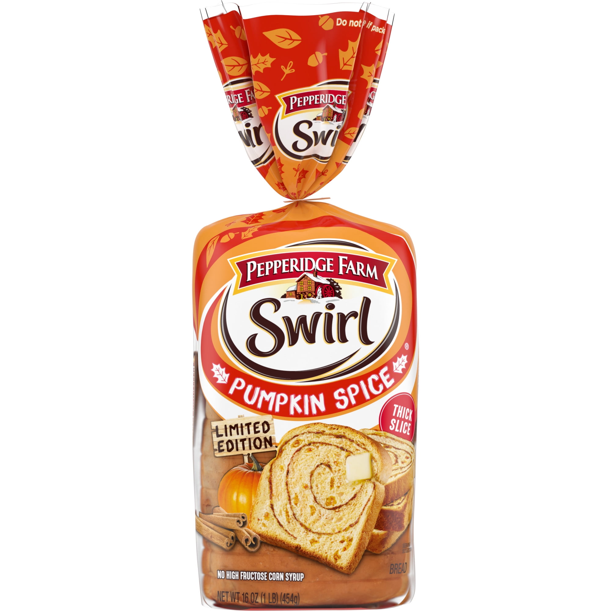 Pepperidge Farm Swirl Pumpkin Spice Breakfast Bread, 16 oz Loaf ...