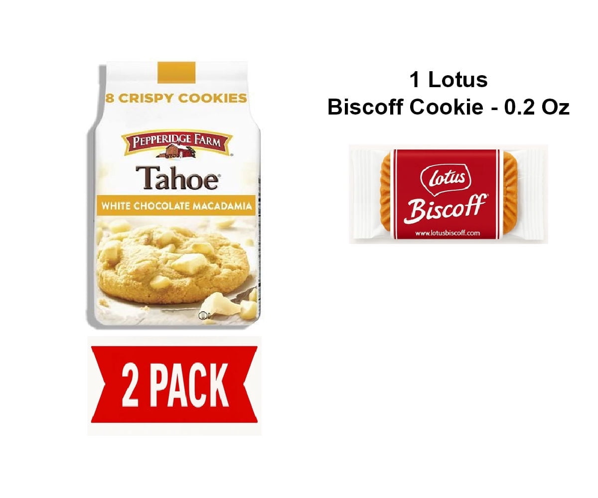 Pepperidge Farm Tahoe Crispy White Chocolate Macadamia Nut Cookies, 7.2 ...