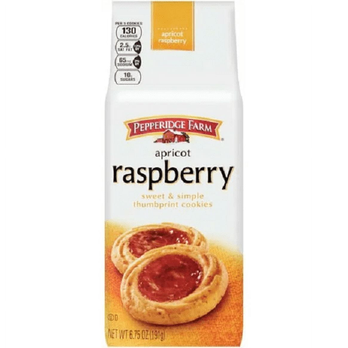 Pepperidge Farm Verona Apricot Raspberry Cookies, Fruit Snack, Crispy ...