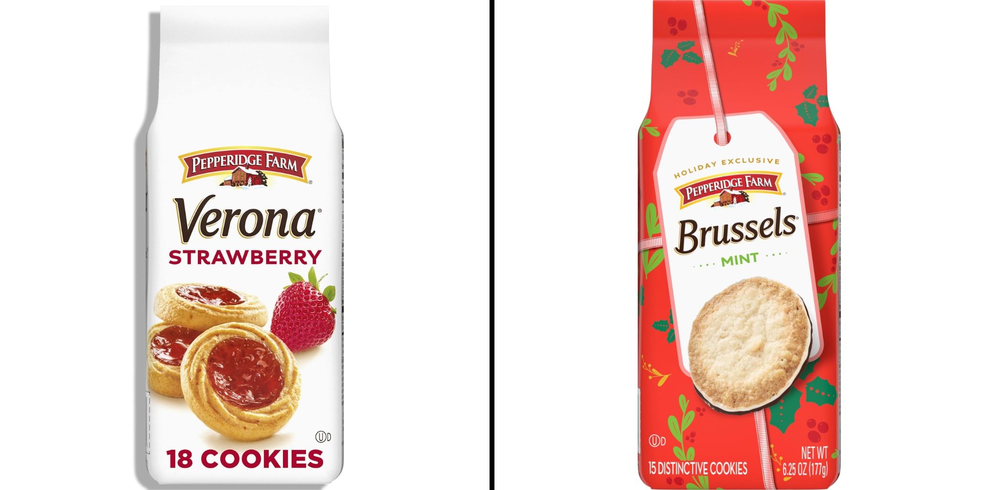 Pepperidge Farm Verona Strawberry Thumbprint 18 Cookies 6.75 oz ...