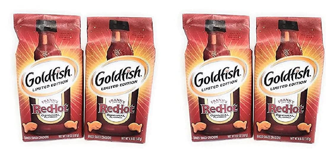 Pepperidge Farms Frank's Red Hot Goldfish Crackers - Hot Sauce Flavor ...