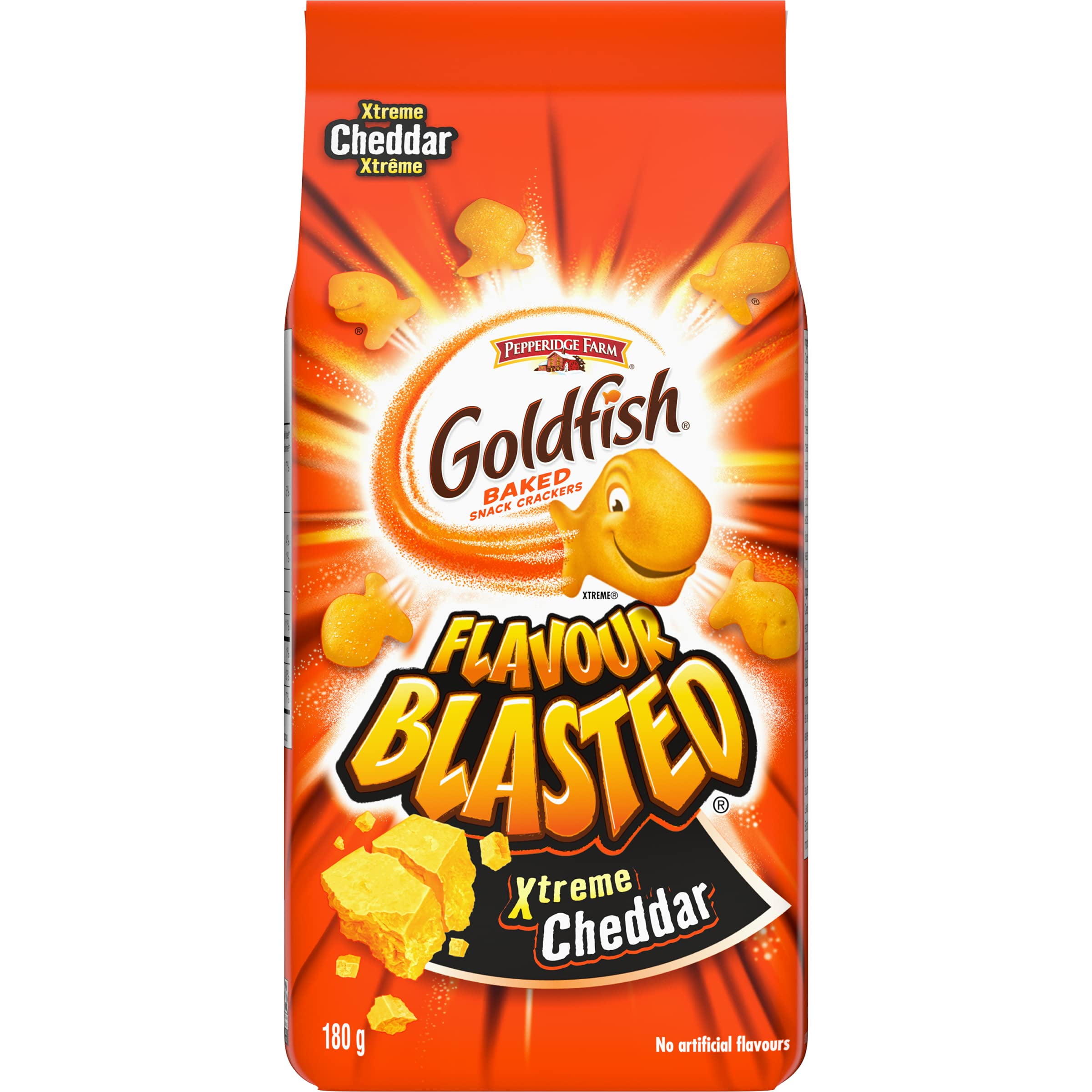 Pepperidge Goldfish Extreme Cheddar, YYF14 180g/6.34oz. {Imported from ...