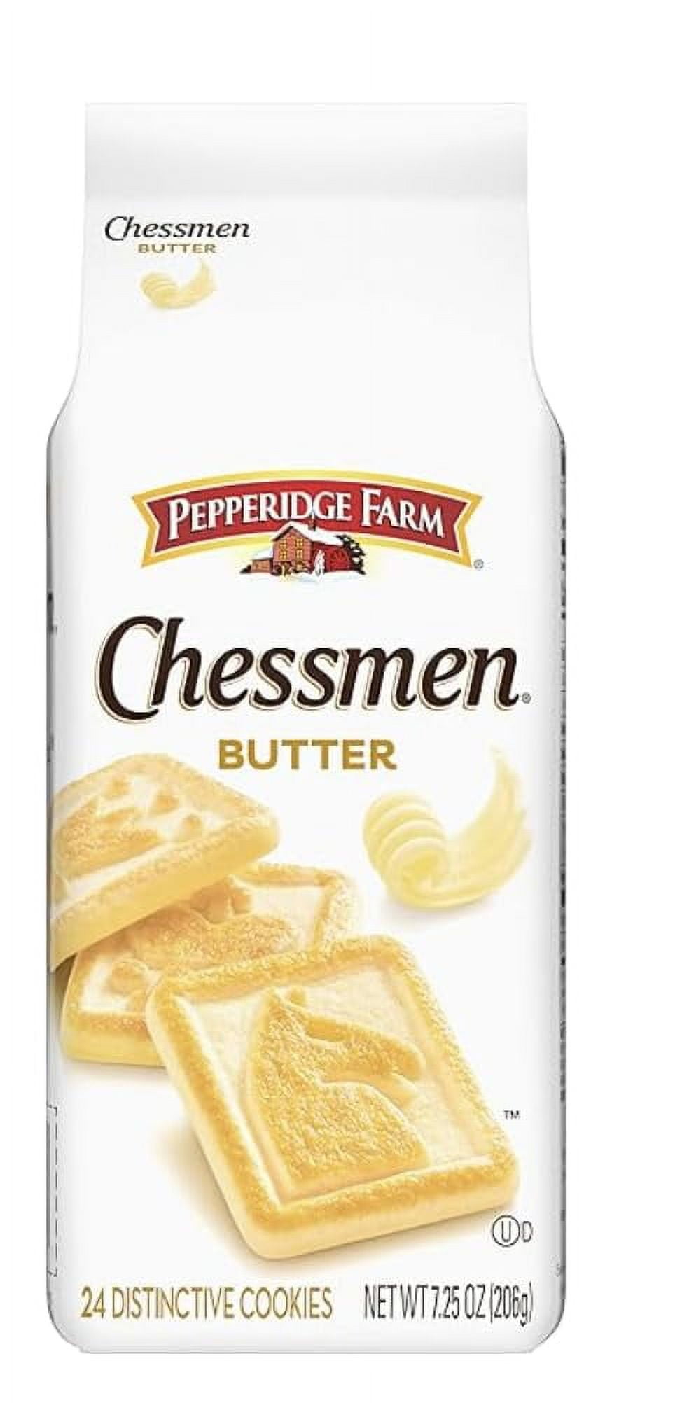 Pepperidges Farms Chessmen Butter CCF19 Cookies, 7.25 OZ Bag w/JS ...