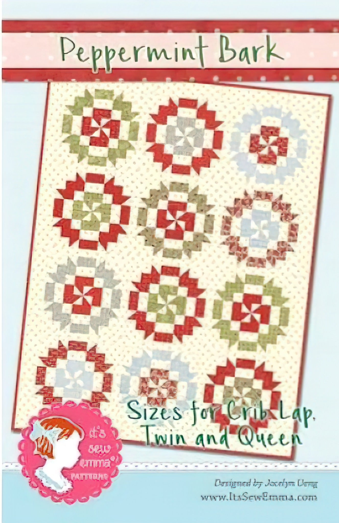 Peppermint Bark Quilt Pattern by It's Sew Emma - Walmart.com