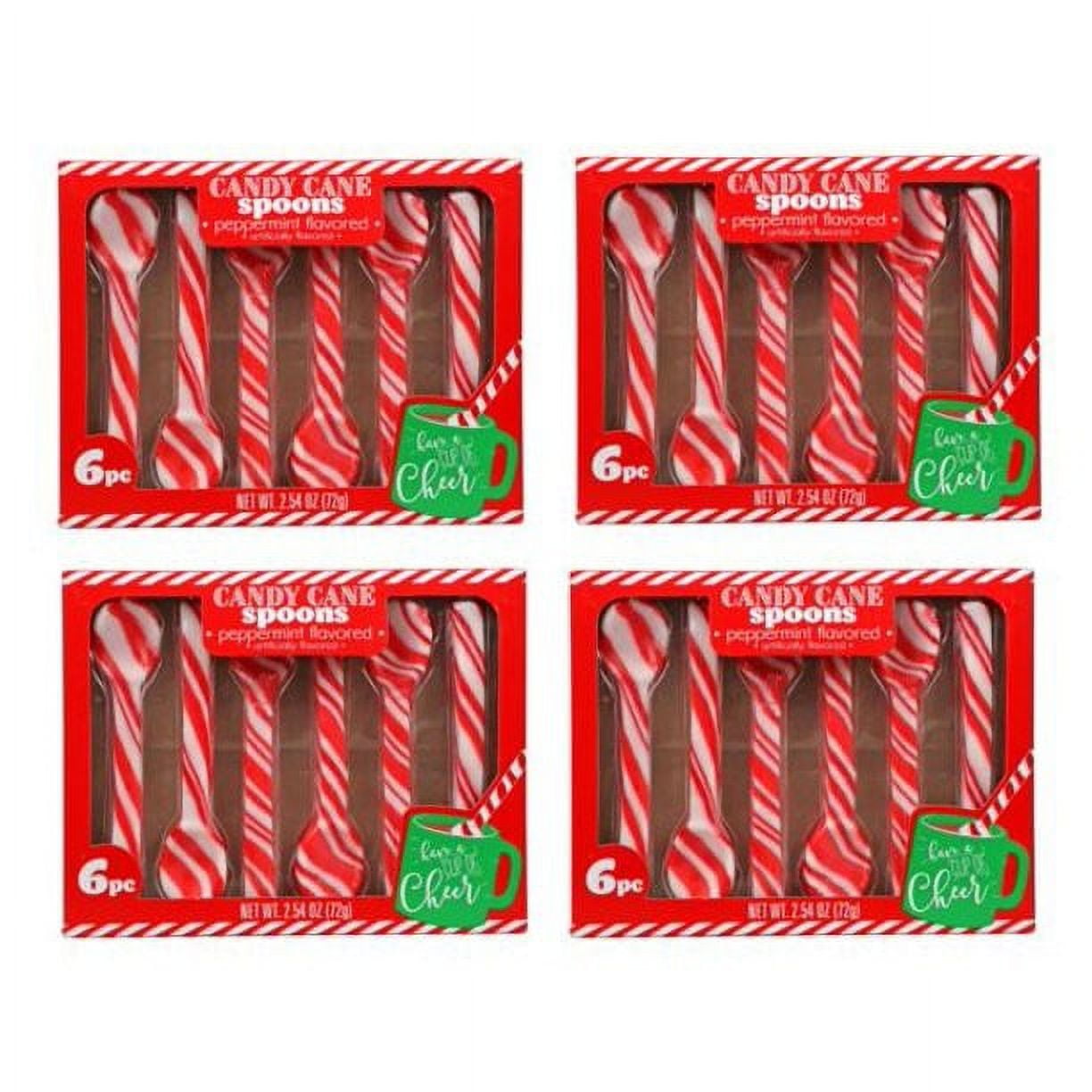 Walmart Peppermint Candy Cane Spoons, 24 Count, Ideal for Baking and ...