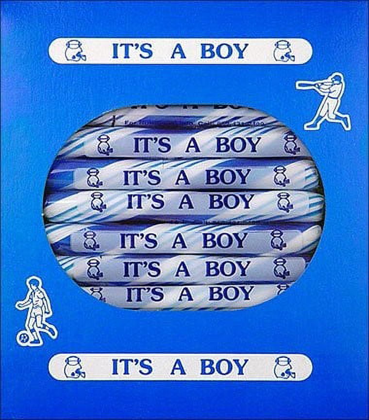 Papas It's a Boy Peppermint Sugar Sticks 24ct Box - Walmart.com