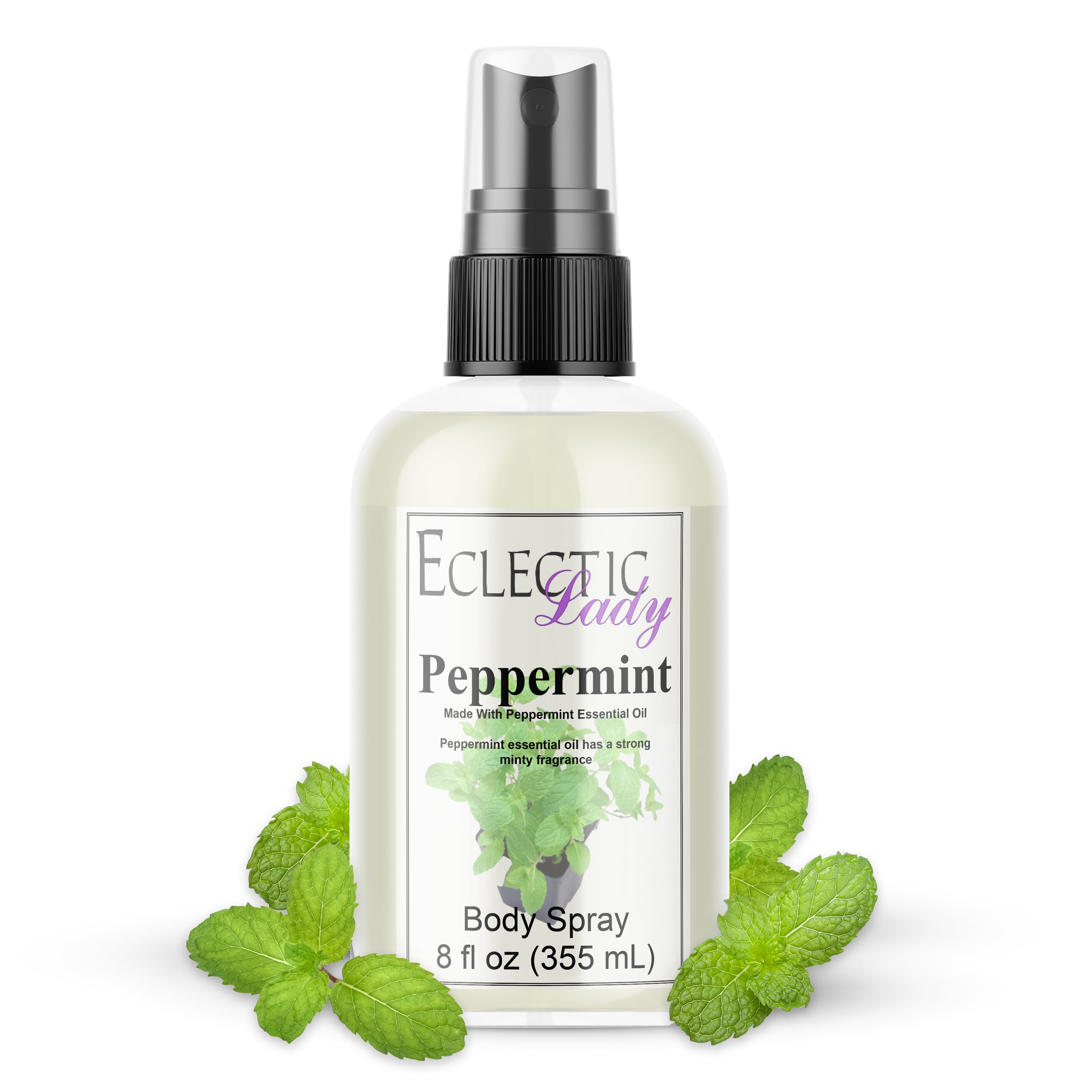 Peppermint Body Spray, Eclectic Lady, Hydrating Mist, Unisex, 8 oz ...
