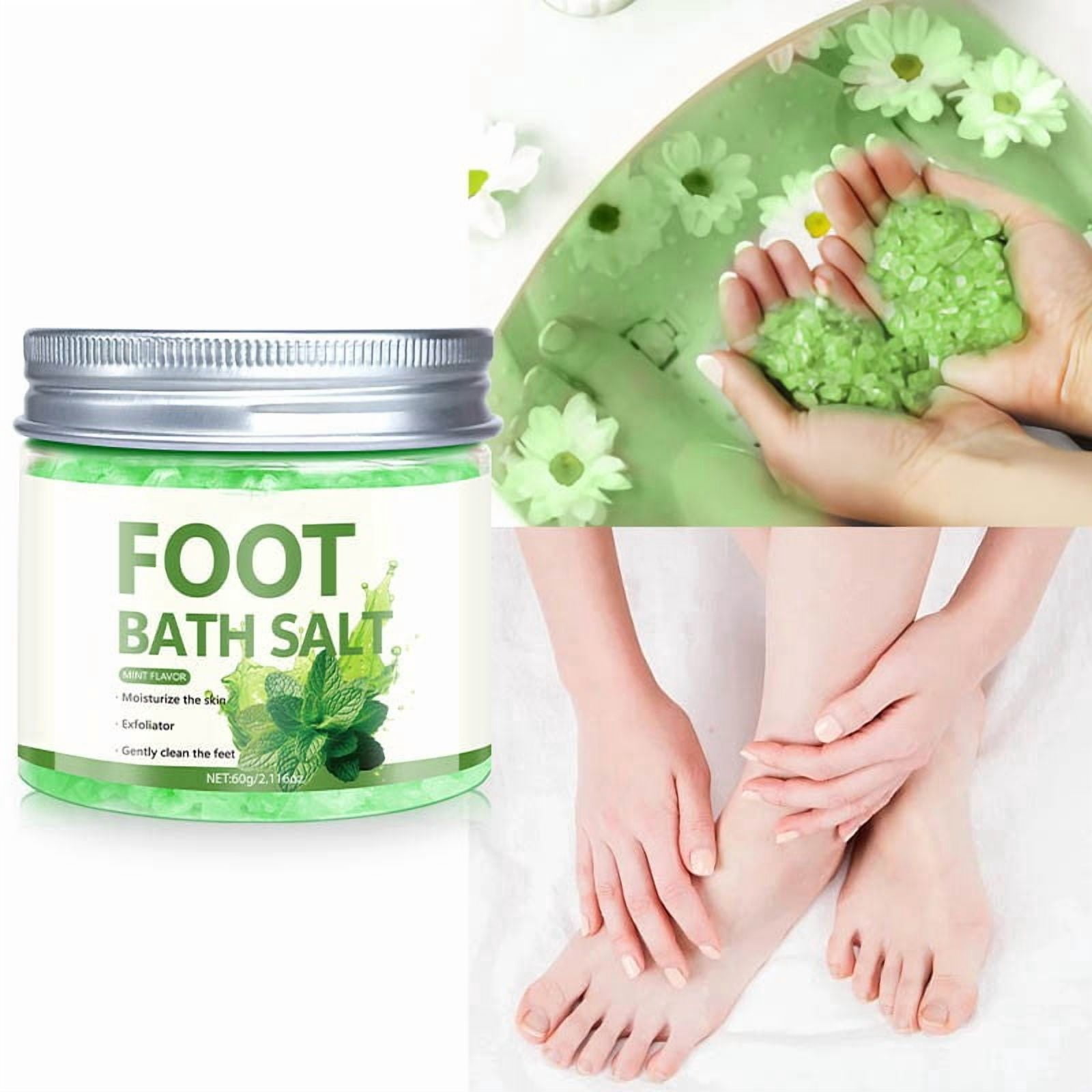 Peppermint Foot Soak Salts,Foot Soak with Epsom Salt Soak Pedicure Salt ...