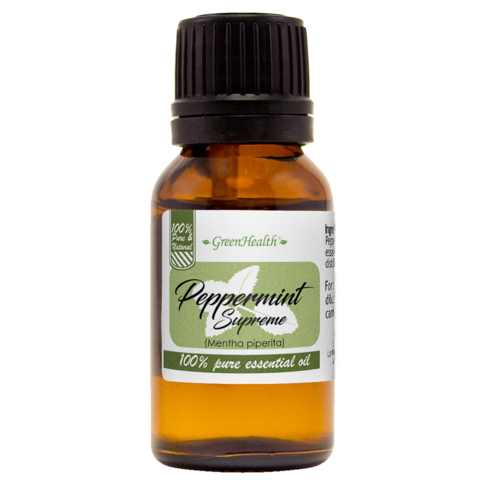 Peppermint (Mentha piperita) Essential Oil - 1/2 fl oz (15 ml) Glass ...