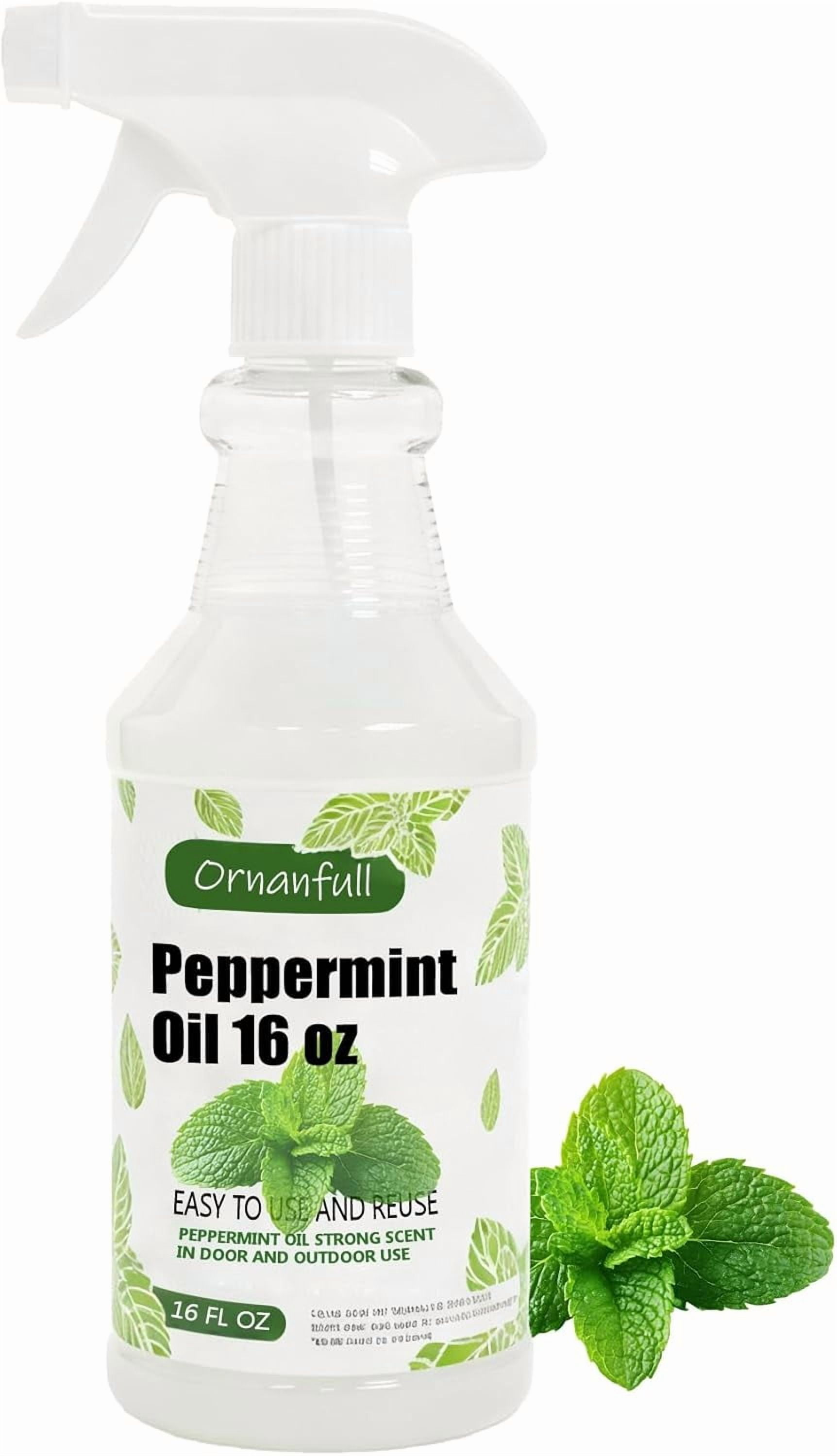 Peppermint Oil Spray 16oz, Refreshing Peppermint Oil Air Freshener ...