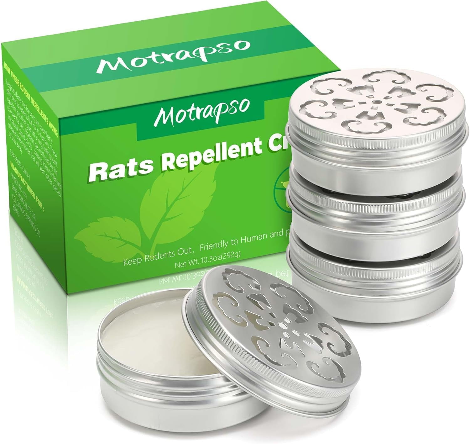 Peppermint Oil to Repel Mice and Rats, 4 Pack for Car Engines, Mouse ...