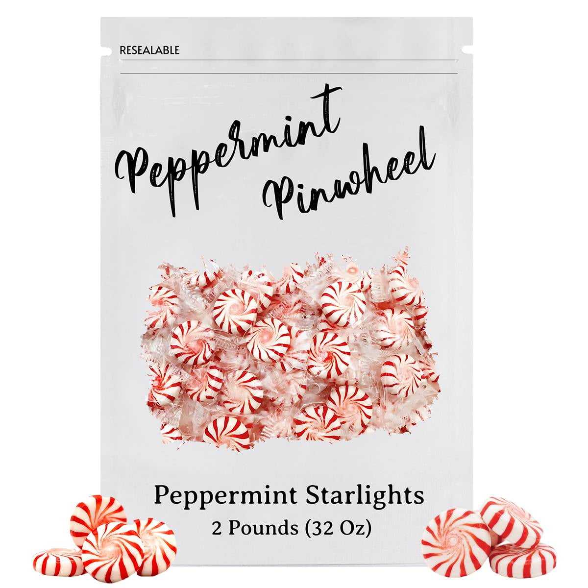 Peppermint Pinwheel Hard Candy - Starlight Mints Individually Wrapped ...
