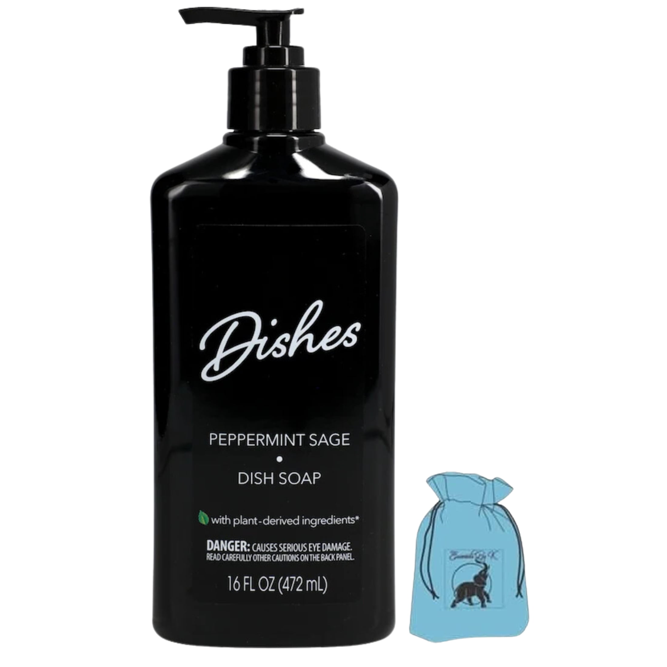 Peppermint Sage Dish Soap 16 fluid ounce Each Bottle for Cleaning ...