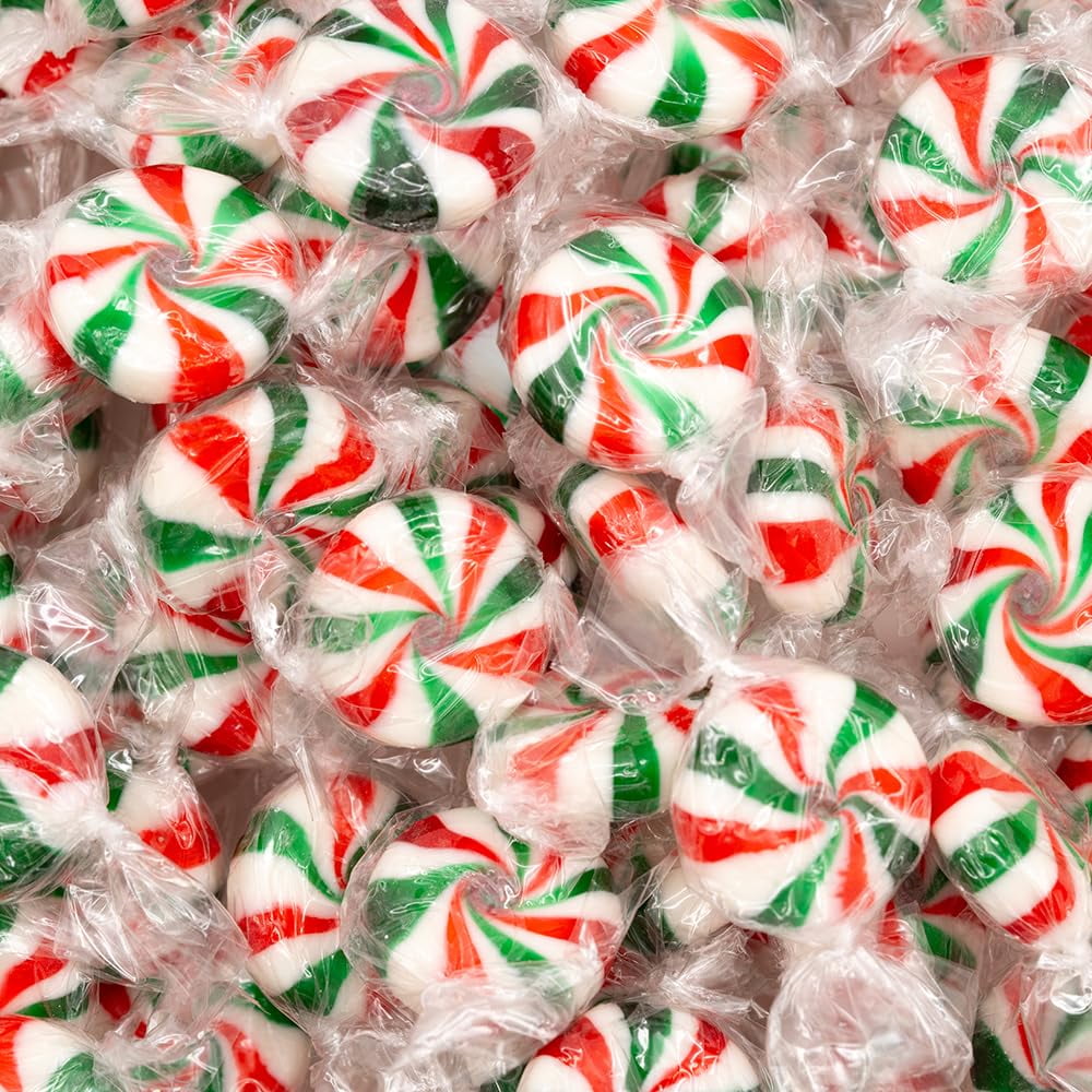 Peppermint Starlight Mints, Pinwheel Hard Candy, 1.5-Pound Pack (About ...