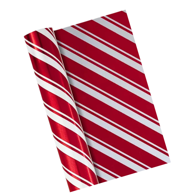 Peppermint Stripe Gift Wrap Wrapping Paper 16ft - Walmart.com