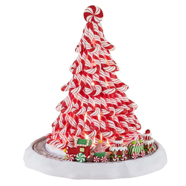 Mr. Christmas Peppermint Tree with Train - Walmart Business Supplies