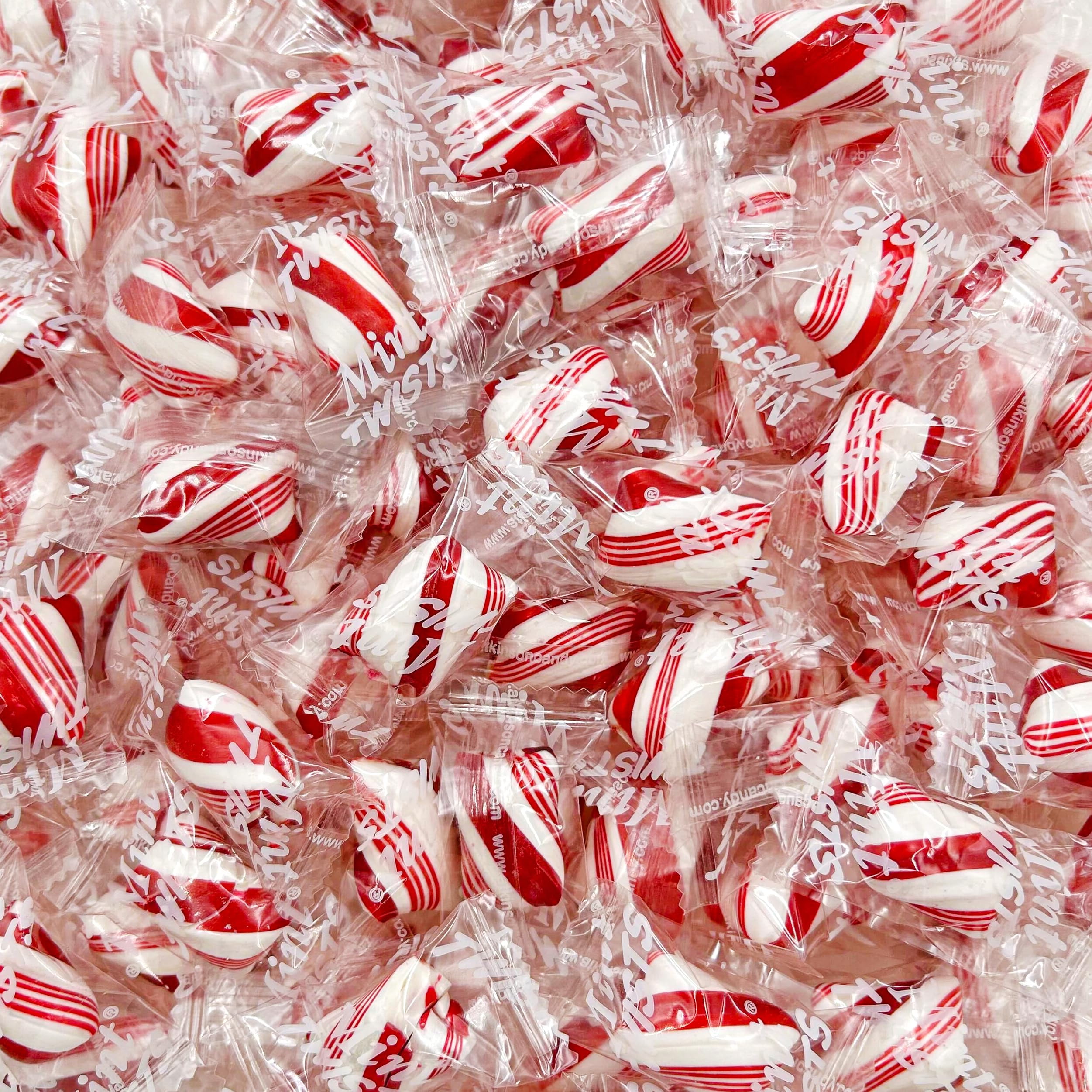 Peppermint Twists Hard Candy BCF26 | 1 Pound Bag | Individually Wrapped ...