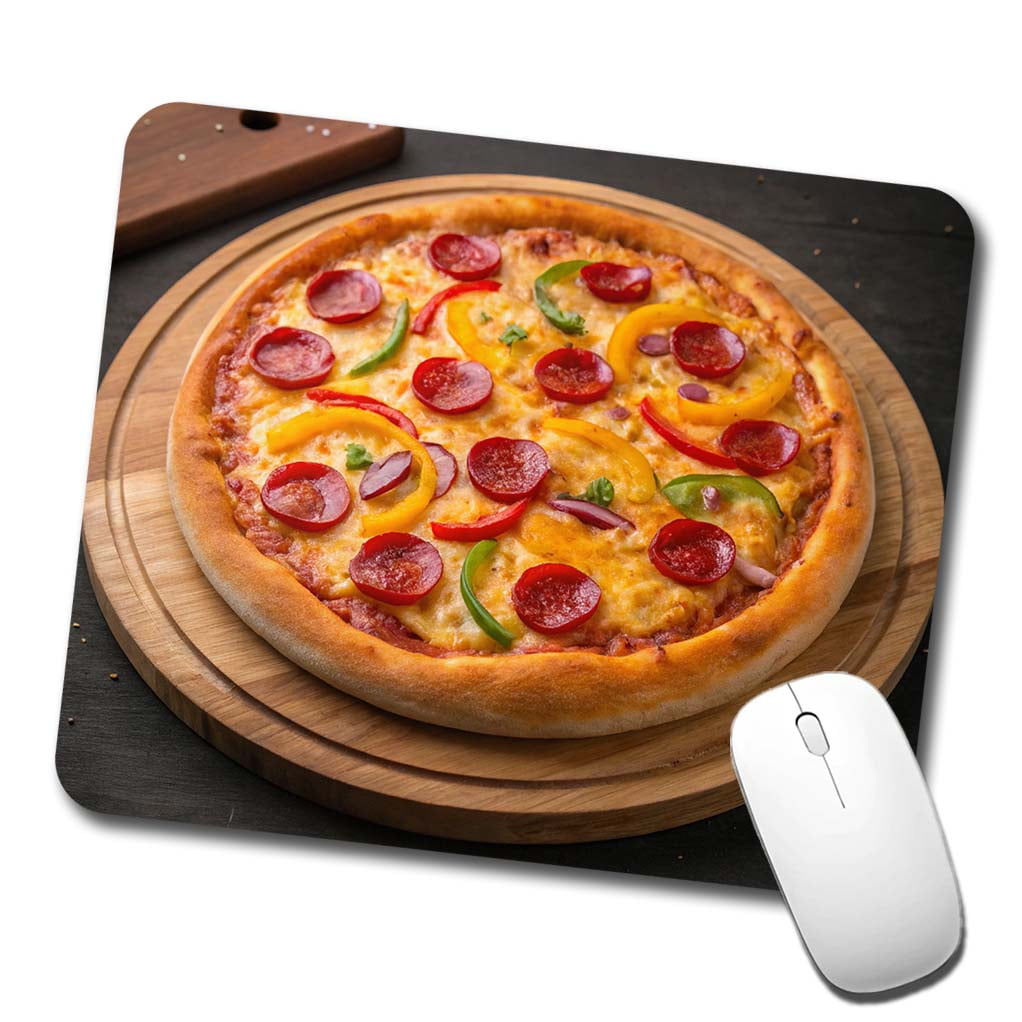Pepperoni Pepper Pizza Mouse Pad Low Profile Gaming Mat - Walmart.com