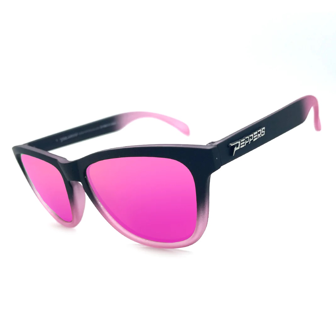 Peppers Breakers Black To Pink Fade With Pink Mirror Lens Sunglasses ...