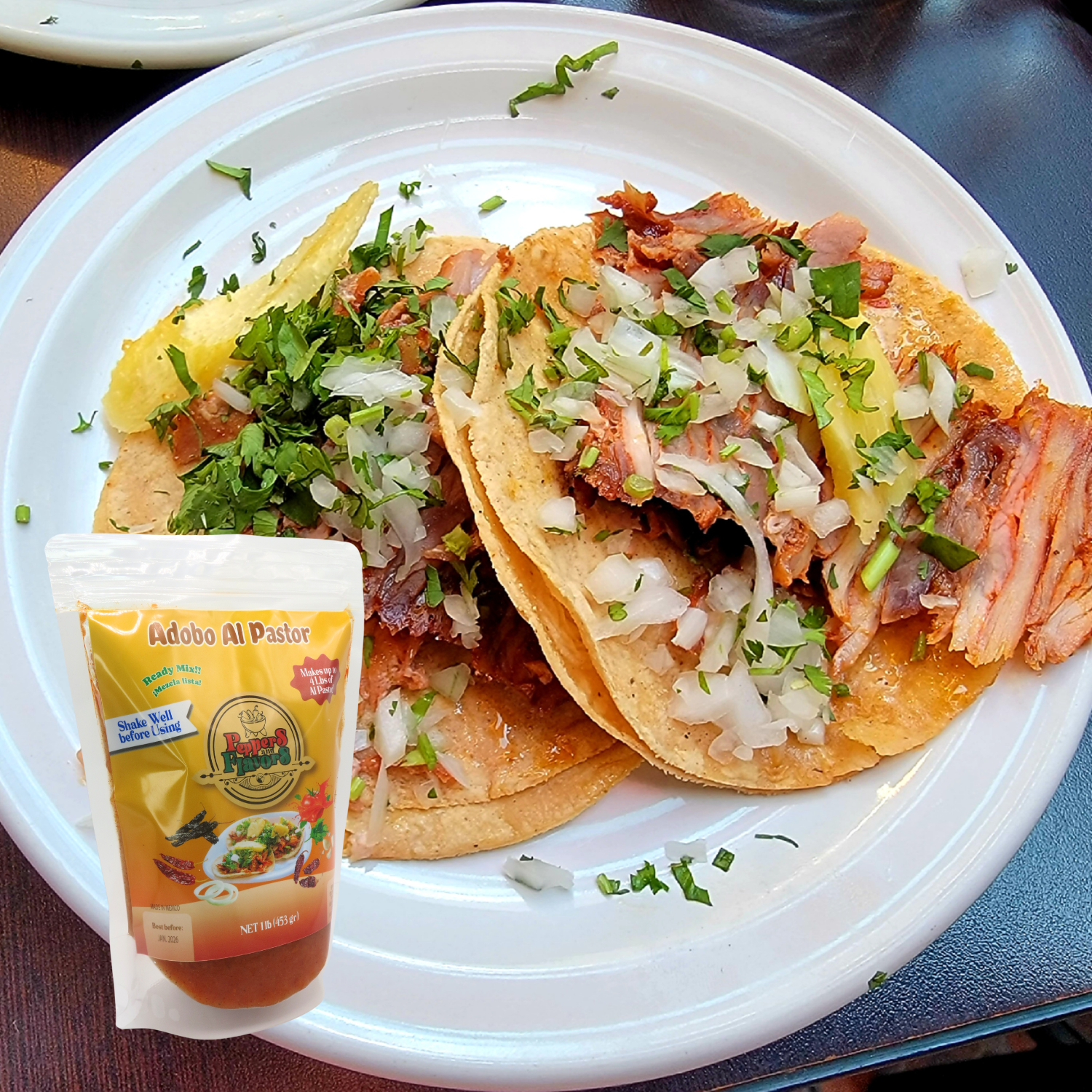 Peppers and Flavors Mexican Adobo Al Pastor Marinade – Ready to Use (2 ...