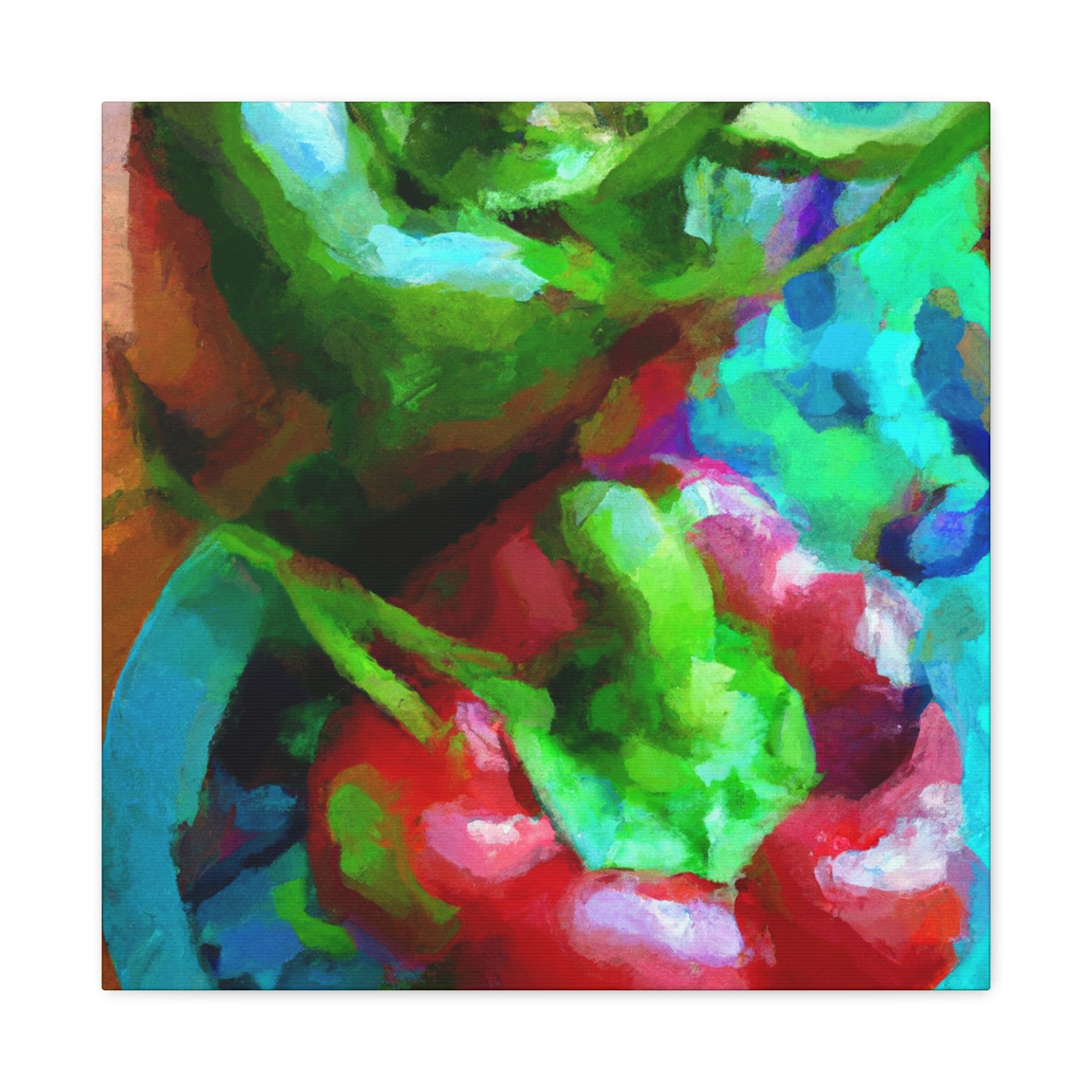 Peppers in Impressionism - Canvas - Walmart.com