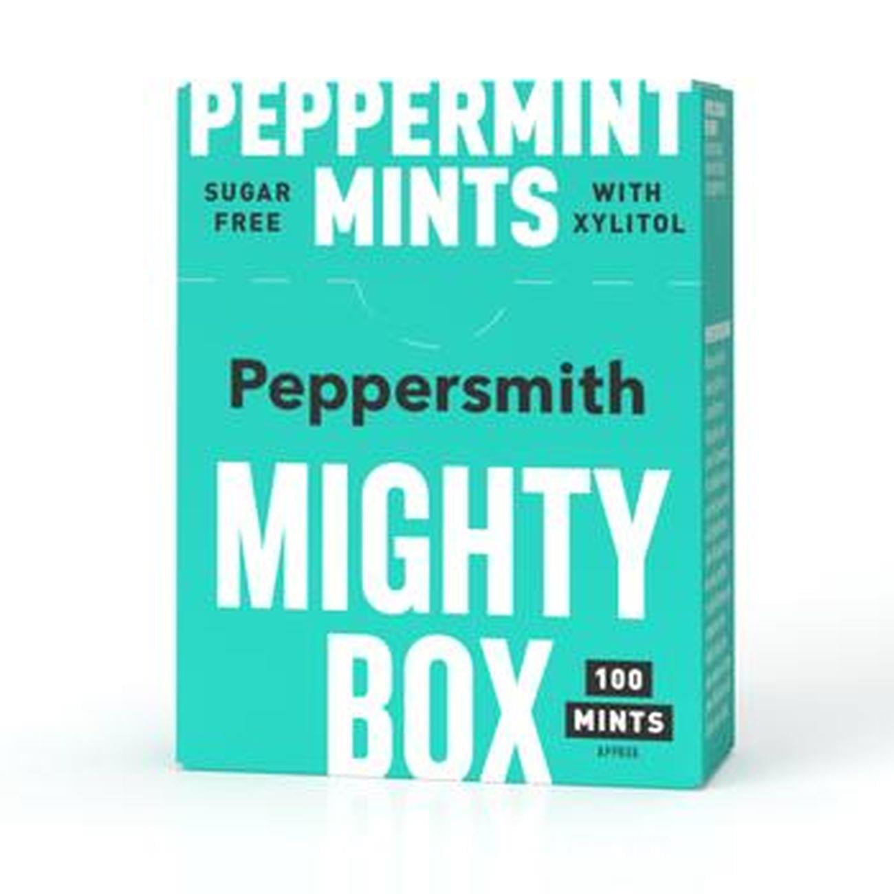 Peppersmith English Xylitol Mints Mighty Box 2.12 oz - Walmart.com