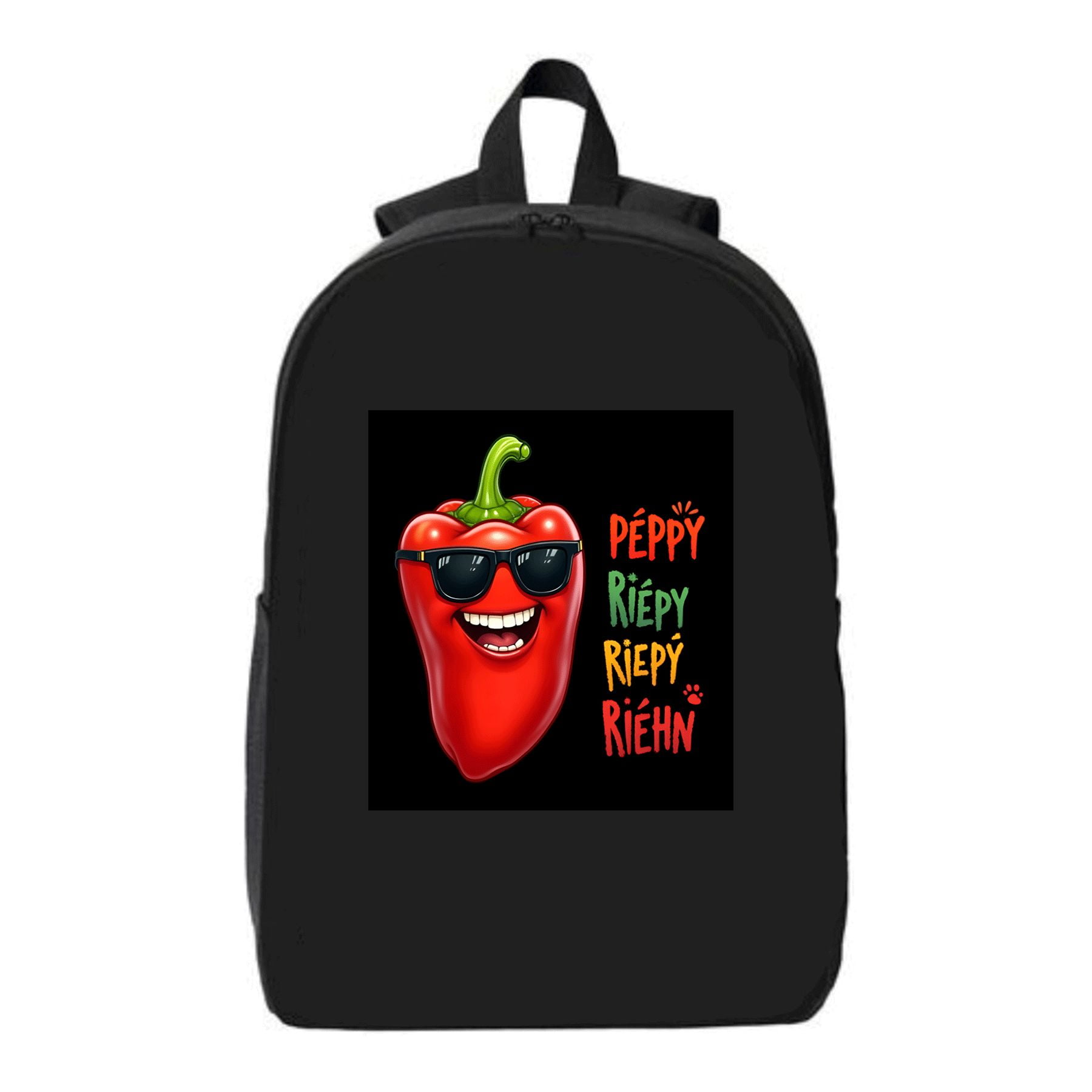 Peppy Cartoon Red Pepper Laptop Backpack - Stylish Travel Bag for 15 ...