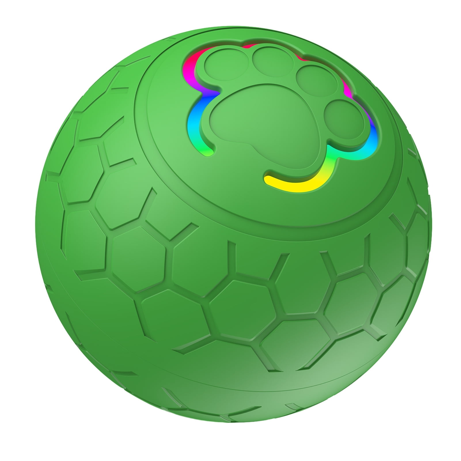 Peppy Pet Ball – USB Rechargeable, Interactive LED Rolling Dog Toy for ...