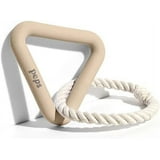 Peps Pet Toy Natural Rubber Triangle w/Cotton Rope (Small Size) Tan ...