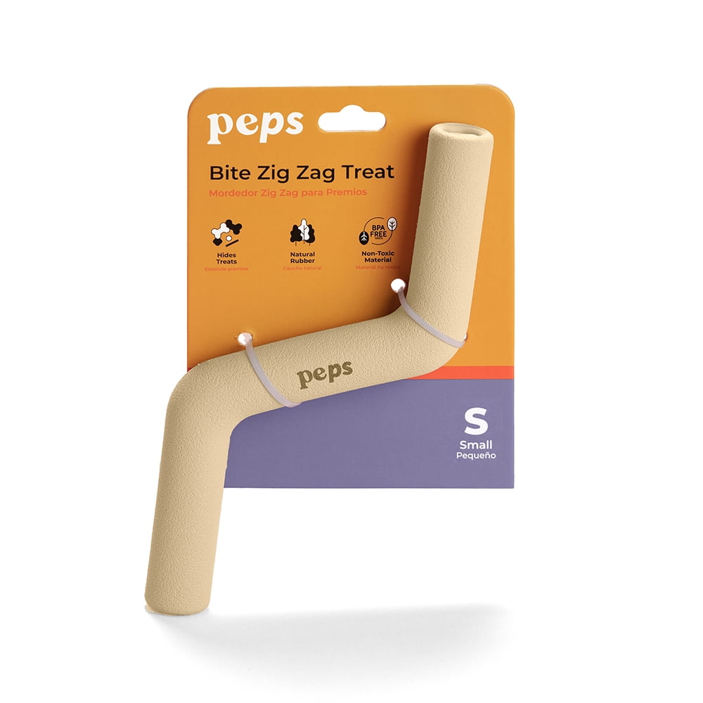 Peps Pet Toy Natural Rubber Treat Bite Toy (Medium Size) Tan - Walmart.com