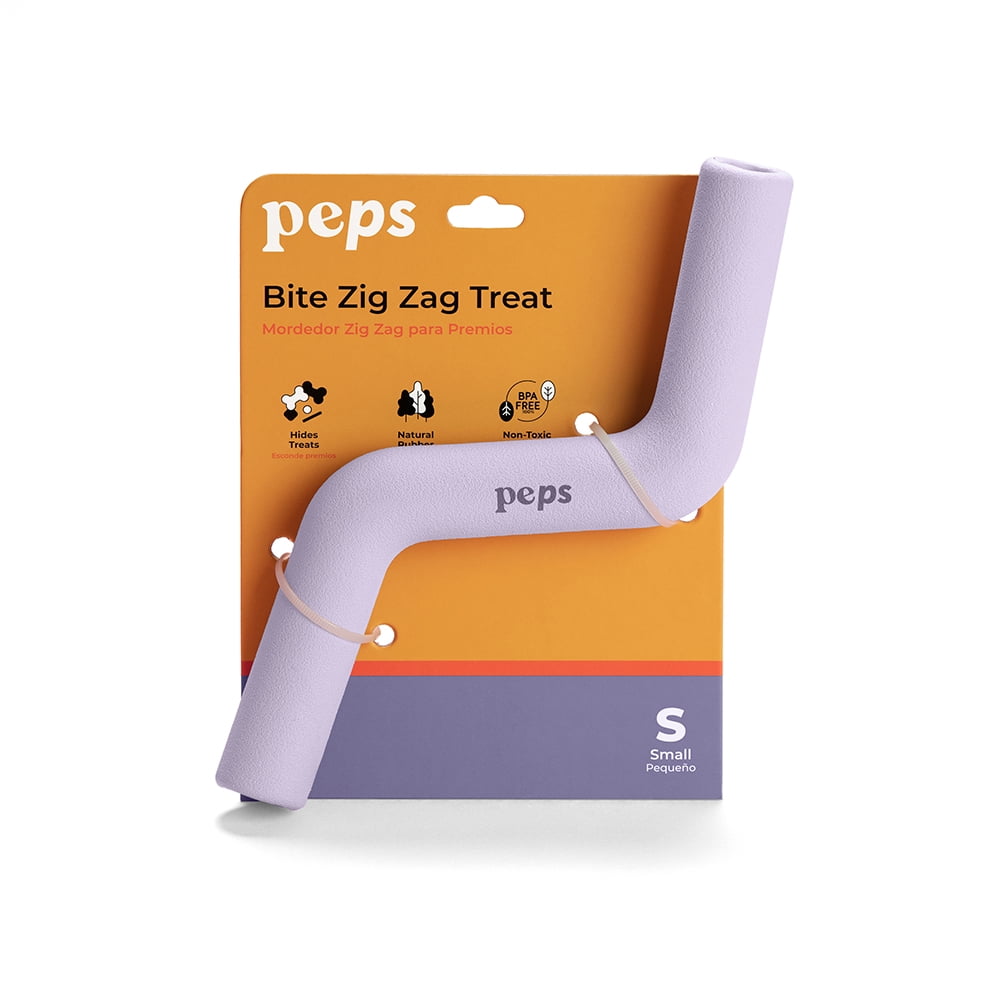 Peps Pet Toy Natural Rubber Treat Bite Toy (Purple, Small) - Walmart.com