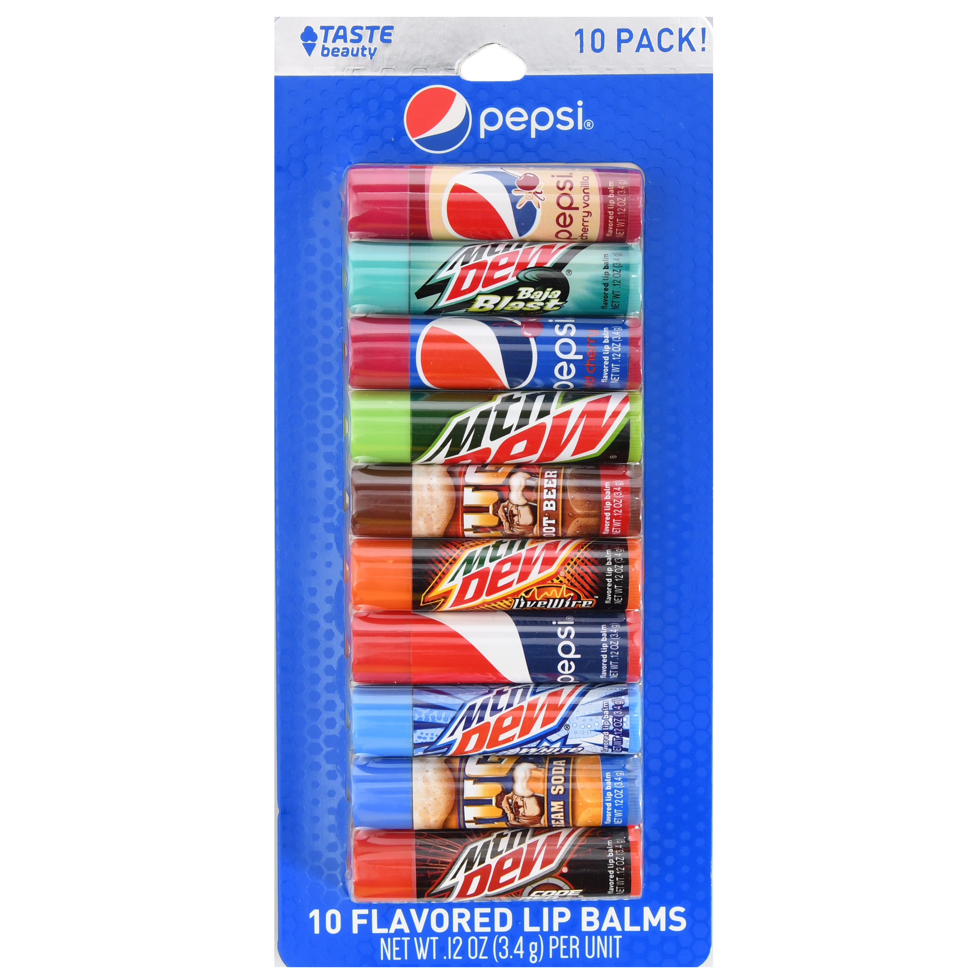 Pepsi 10 Pack Assorted Lip Balms - Walmart.com
