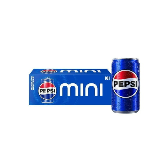 Pepsi Mini Cans in Soda Pop - Walmart.com