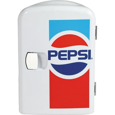Pepsi Mini Personal Beverage Refrigerator, Portable 6 Can Electric ...