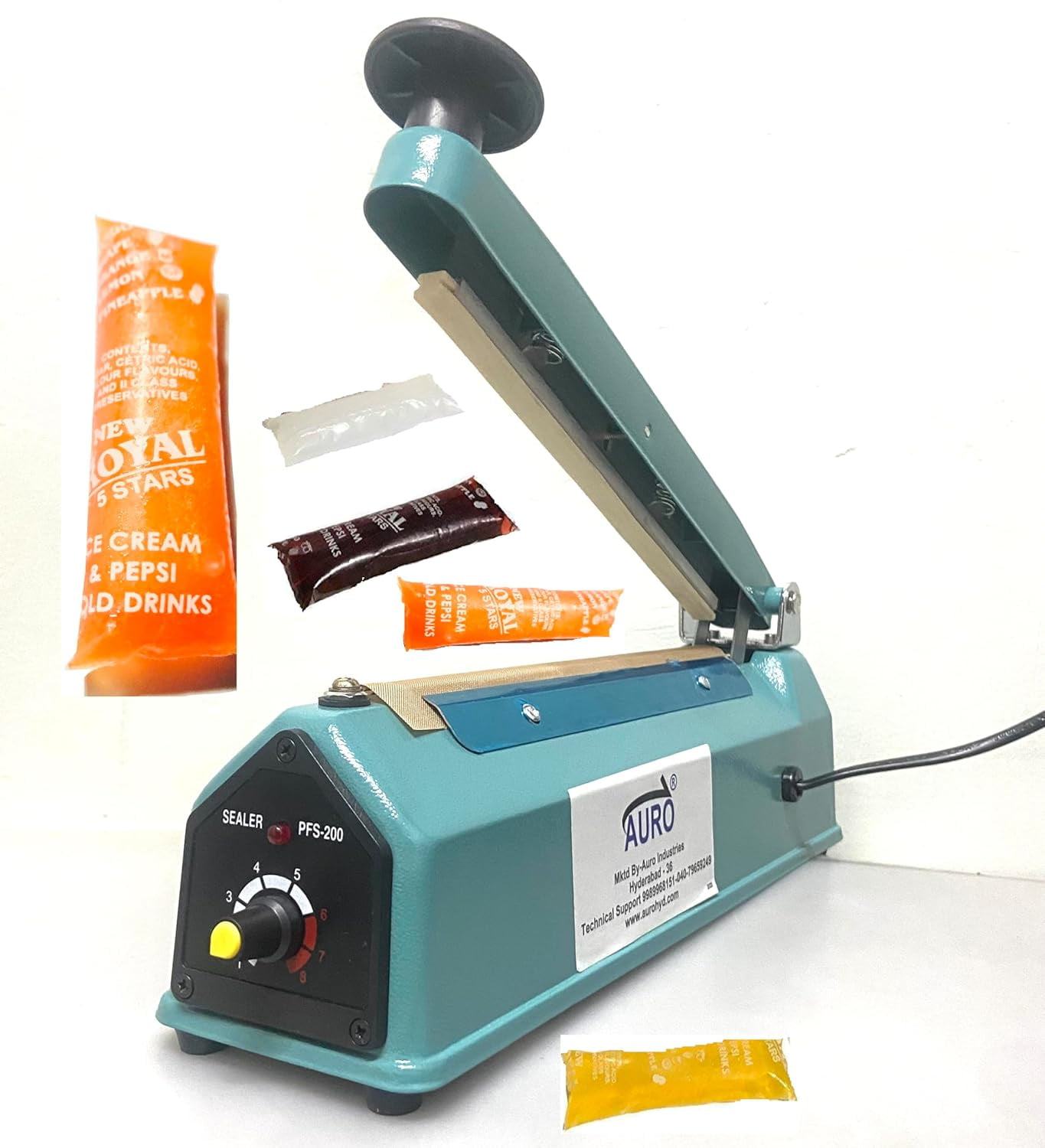 Pepsi Chuski Ice Candy Making Cutting Sealing Machine Ice Lolly Packing ...