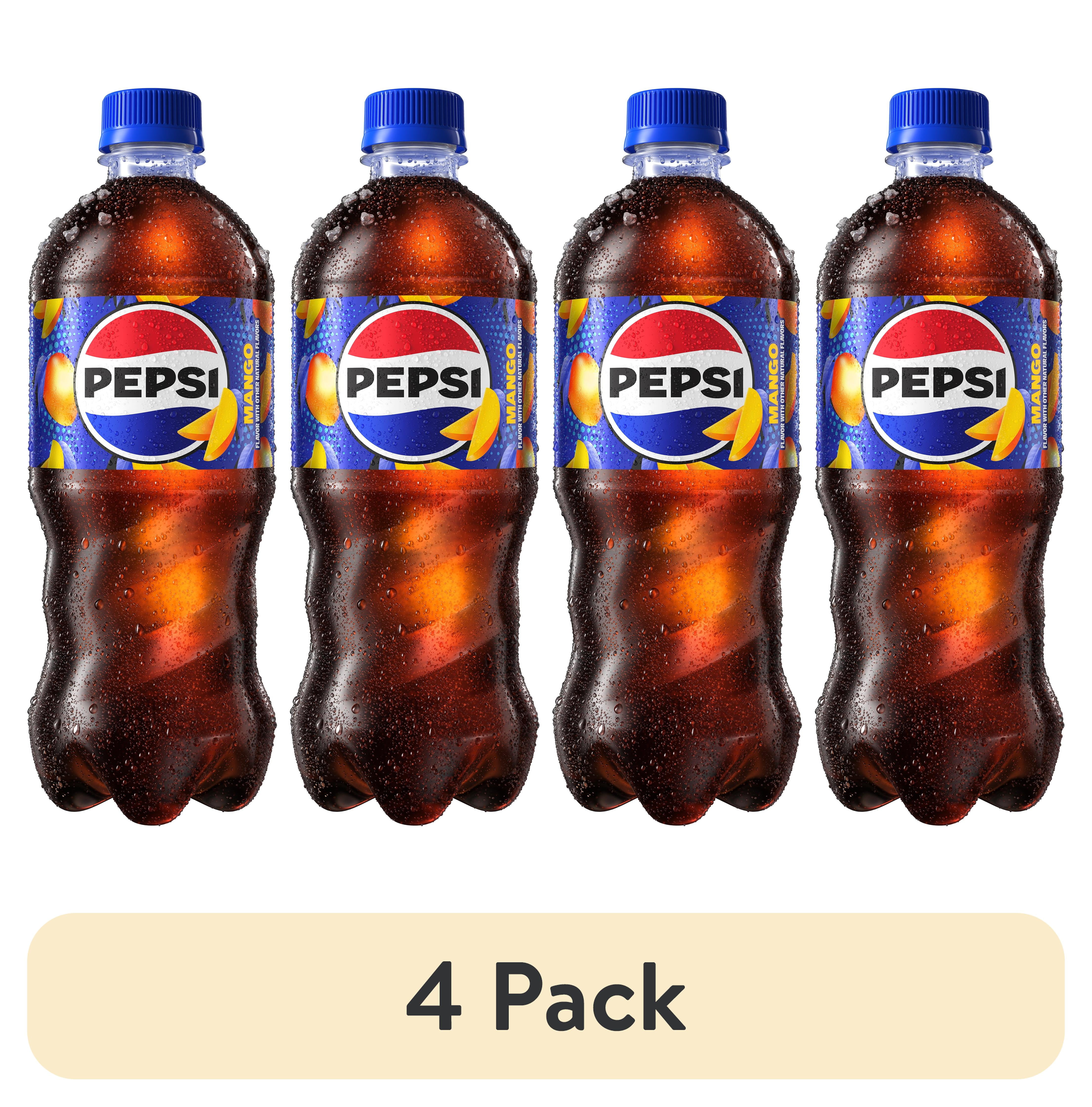 (4 pack) Pepsi Cola Mango Soda Pop, 20 fl oz Bottle - Walmart.com