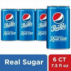 Pepsi Mini Cans in Soda Pop - Walmart.com