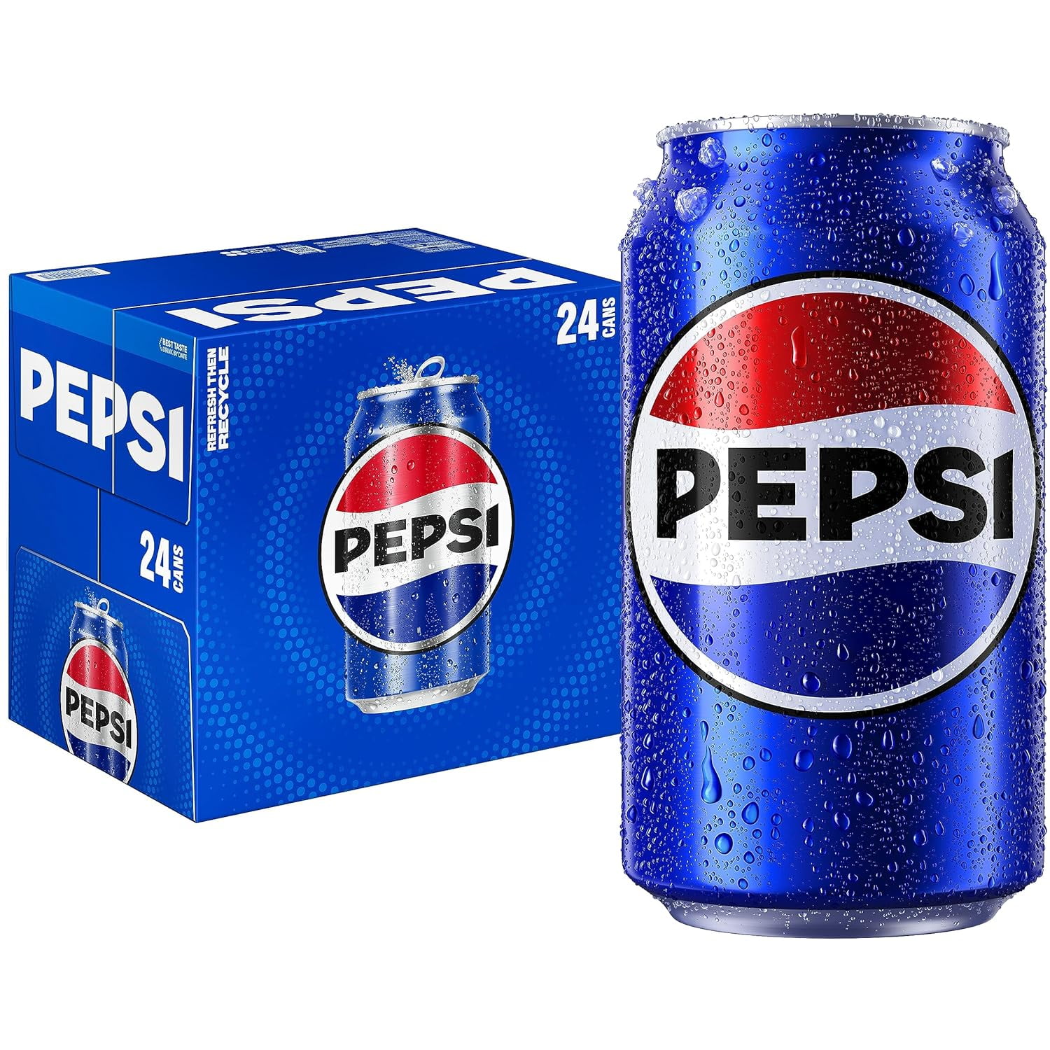 Pepsi Cola Soda, 12oz Cans, 24 Pack - Walmart.com