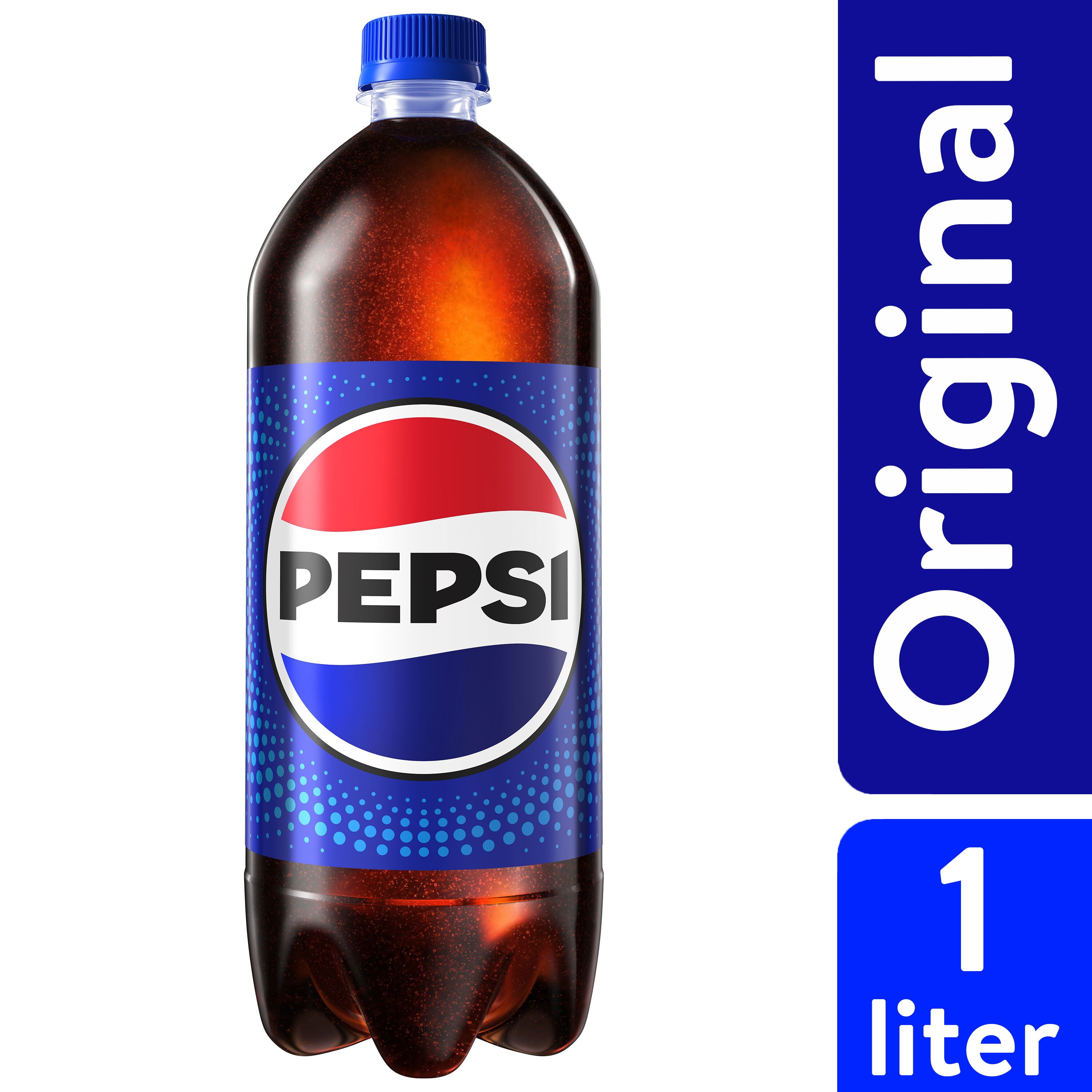 Pepsi Cola Soda Pop, 1 Liter Bottle - Walmart.com
