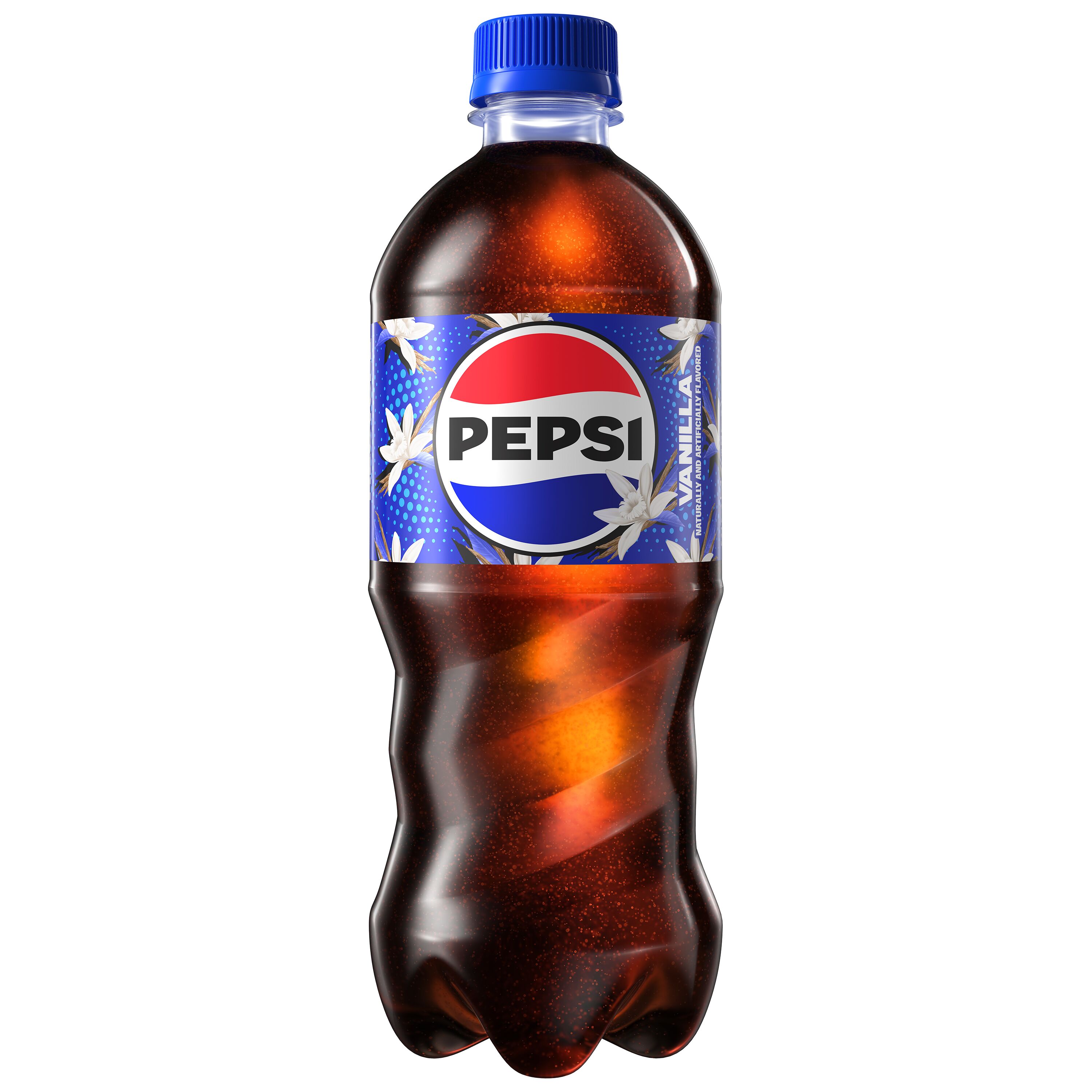 Pepsi Cola Vanilla Soda Pop 20 Fl Oz Bottle Walmart