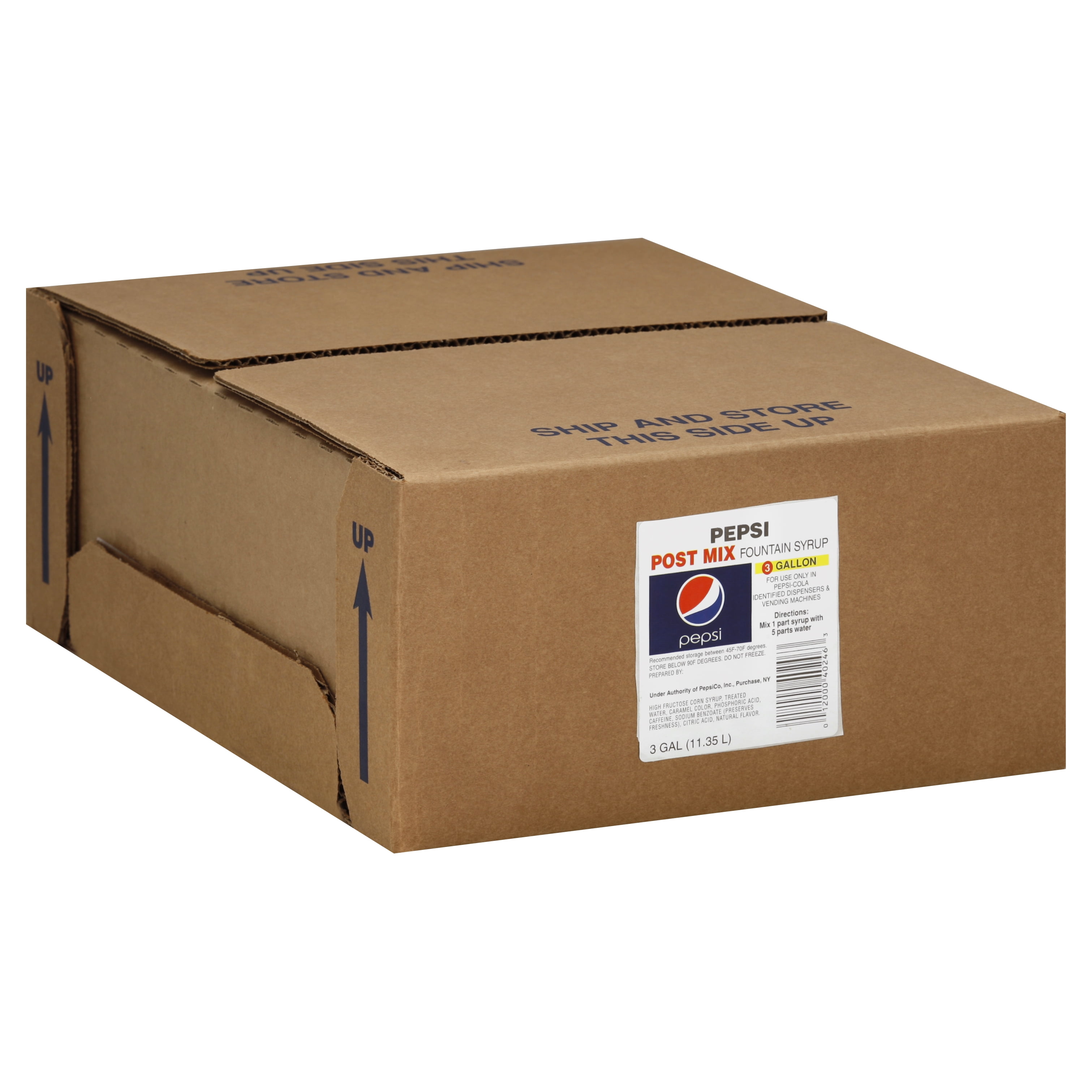 Pepsi Fountain Syrup Bib, 3 Gallon - Walmart.com