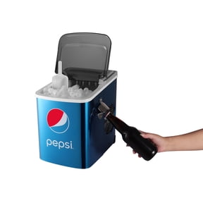 Coca-Cola Portable Countertop Ice Maker Machine, 26-Pound Automatic ...