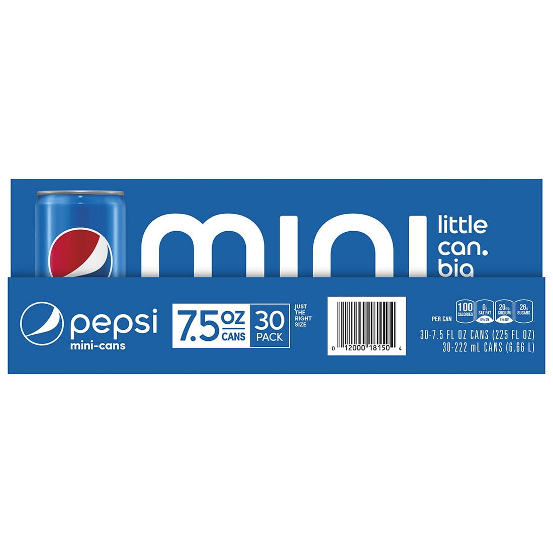Pepsi Mini Cans, 30 pk./7.5 oz. - Walmart.com