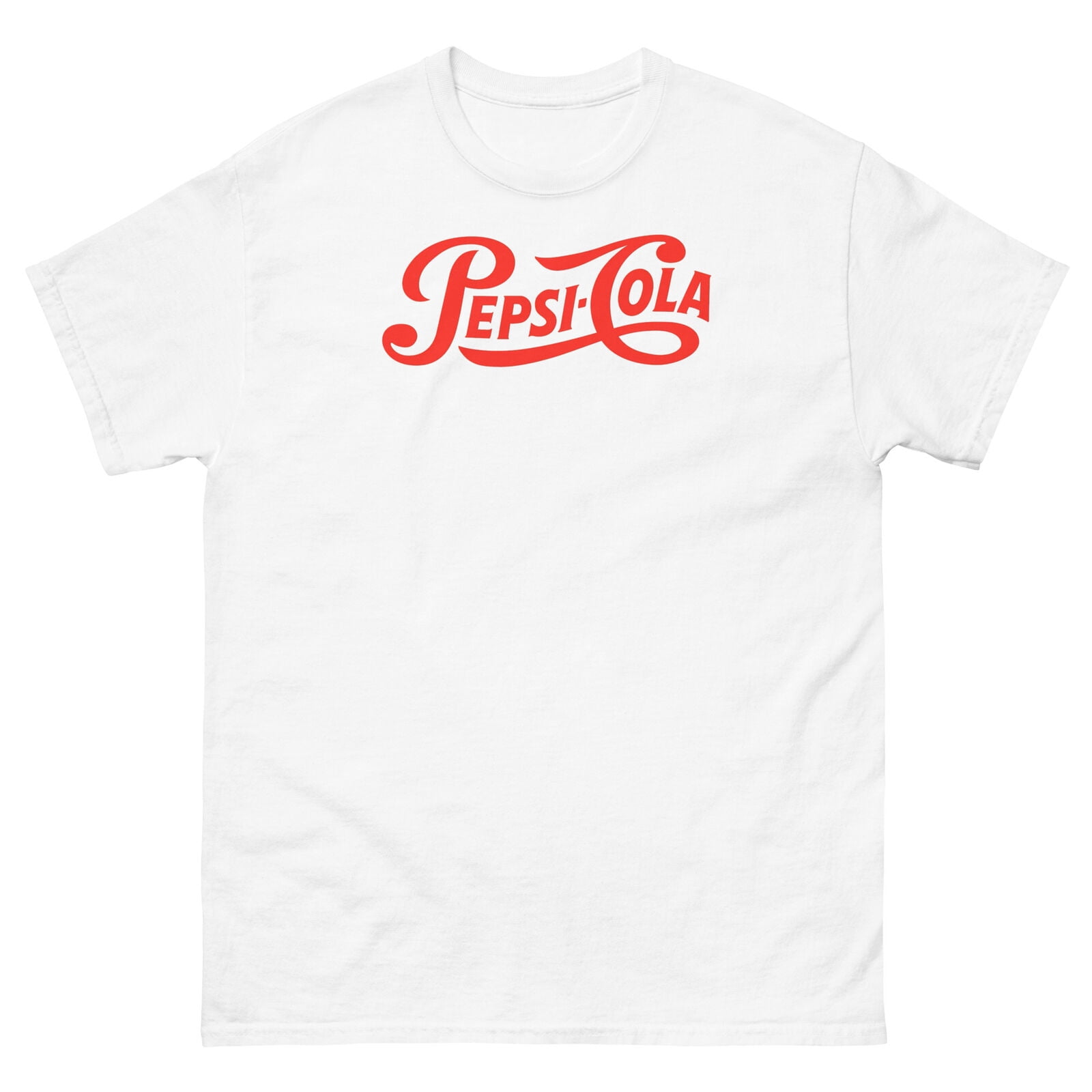 Pepsi Script Soda Pop Soft Drink Vintage Advertising T-Shirt - Walmart.com