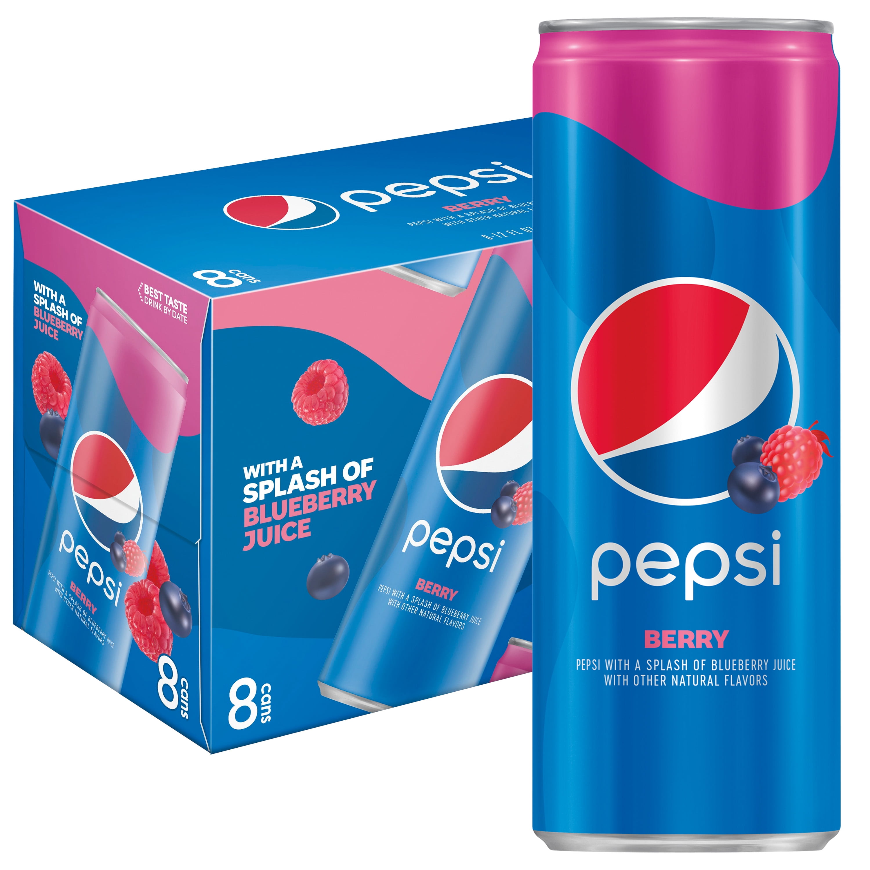 Pepsi Soda, Berry, 12 Fl Oz, 8 Count - Walmart.com