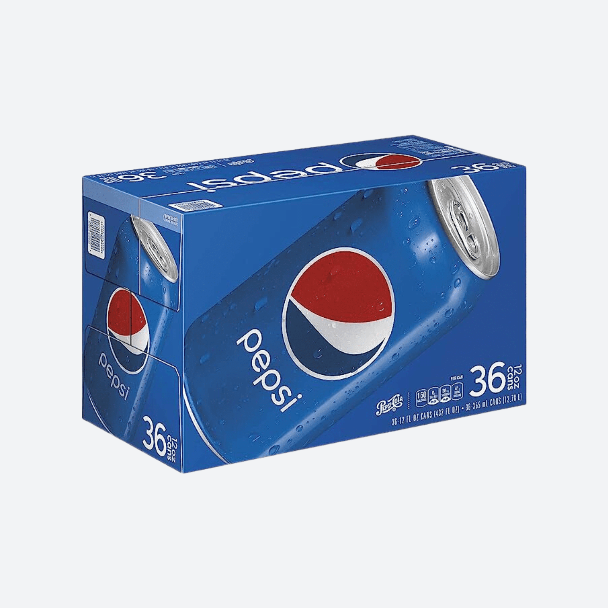Pepsi Soda Cans - 36 Pack Cold Drinks, Classic Refreshment On The Go - Walmart.com