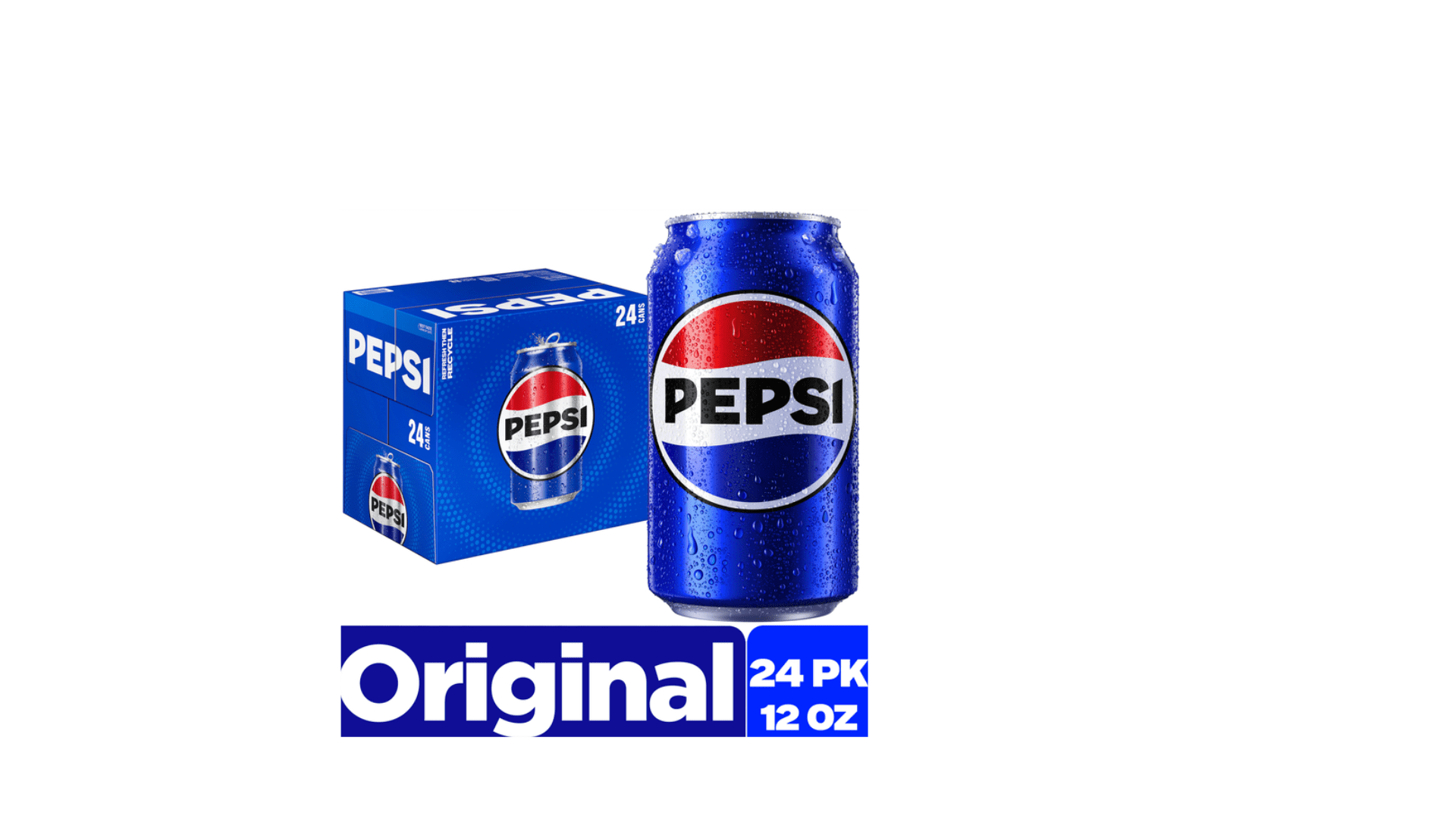 Pepsi Soda Cola, 12 fl oz Cans, 24 Pack - Walmart.com