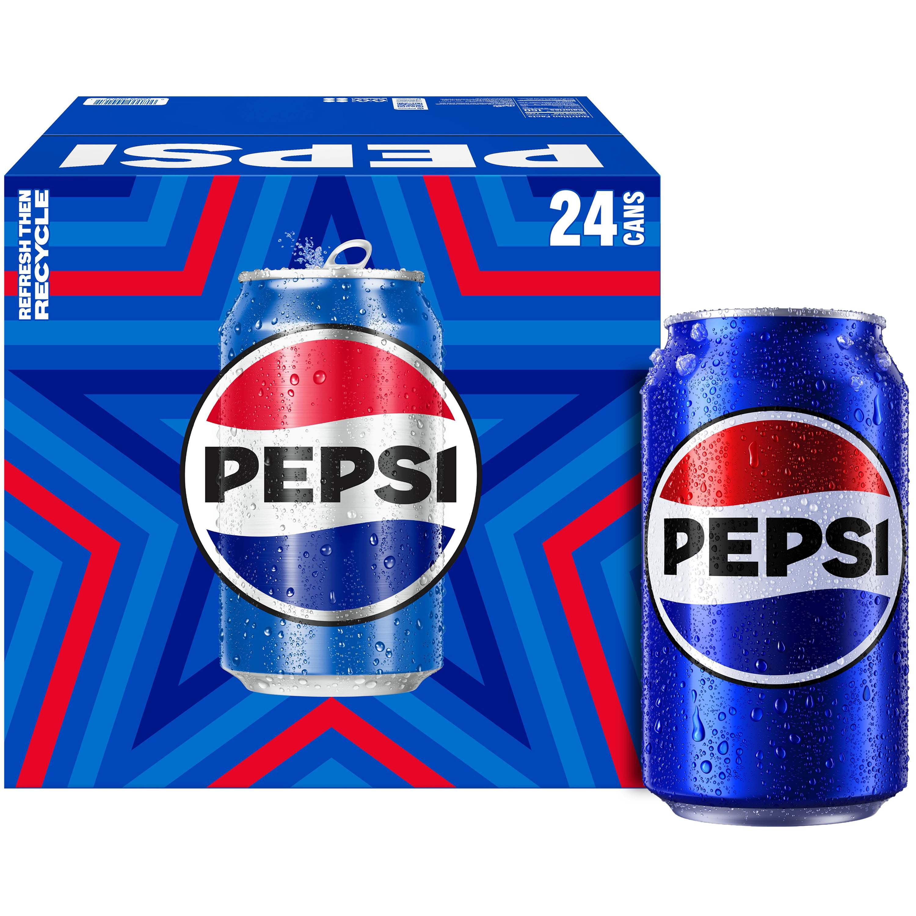 Pepsi 12oz 24pk | Boylan soda selection for retail - Walmart Business ...