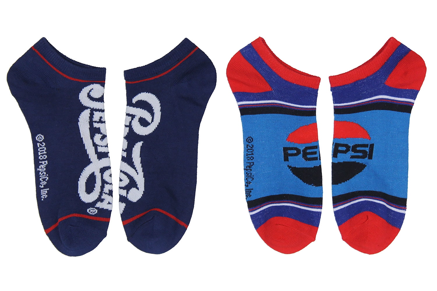 Pepsi Soft Drink Logo Design 2-Pack Unisex Ankle Socks No Show Men ...